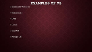 introduction to Operating system. (windows) | PPTX | Operating Systems ...