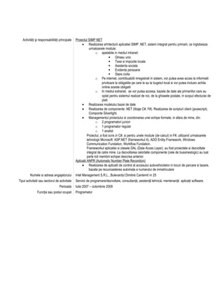 Remus Cristian CV | DOC