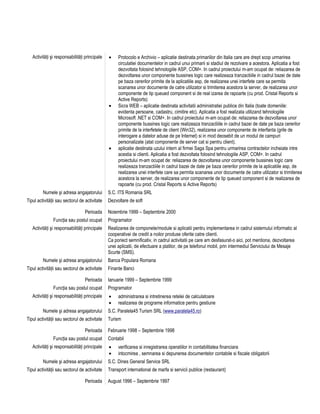Remus Cristian CV | DOC