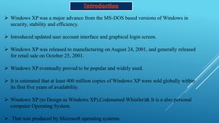 Opreting system | PPTX | Operating Systems | Computer Software and Applications