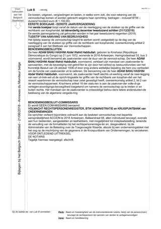 Oprichting HALAL HERBAL SPORT NUTRITION | PDF