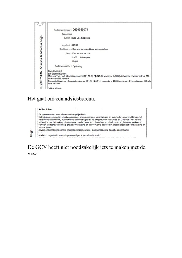 Oprichting vzw Islamitisch Offerfeest Antwerpen niet rechtsgeldig | DOC