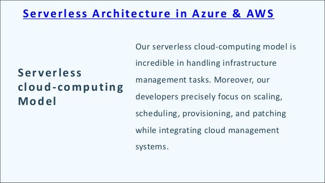 Oprim - Serverless Architecture in Azure & AWS | PPT