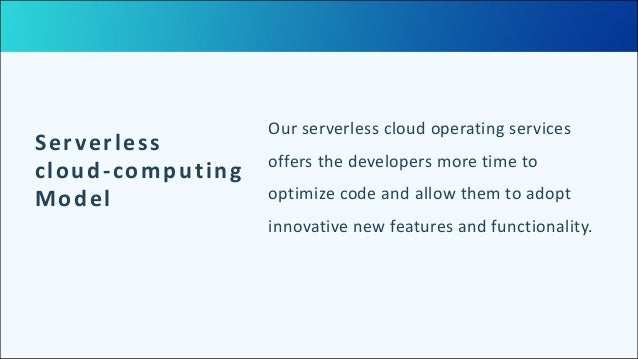 Oprim - Serverless Architecture in Azure & AWS | PPT