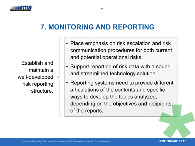 10 Key Principles of Operational Risk Management | PPTX
