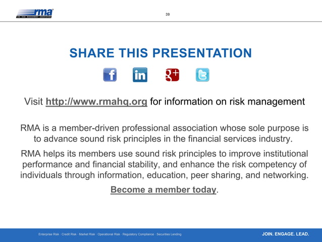 10 Key Principles of Operational Risk Management | PPTX