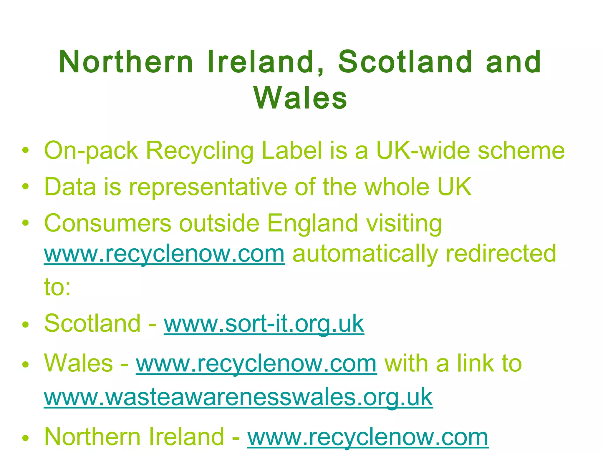 On-Pack Recycling Label scheme | PPT