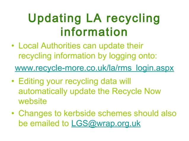 On-Pack Recycling Label scheme | PPT