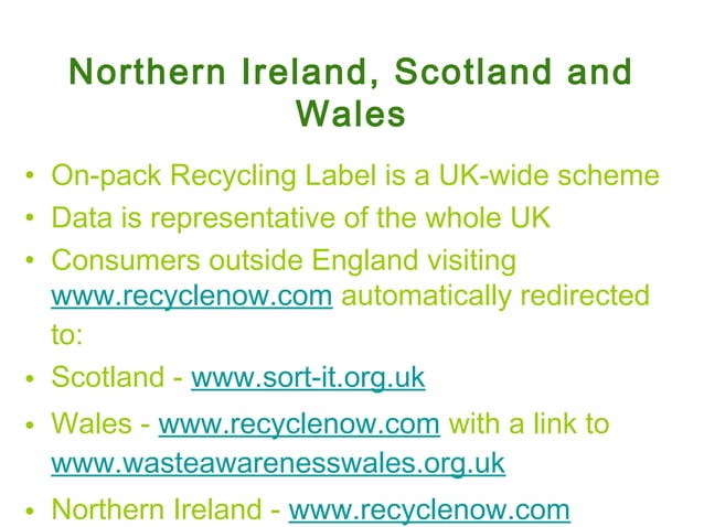 On-Pack Recycling Label scheme | PPT