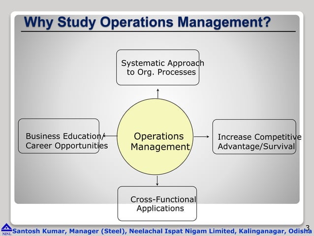 Operational Management in steel plant | PPTX