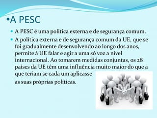 O processo de construção da ue | PPTX