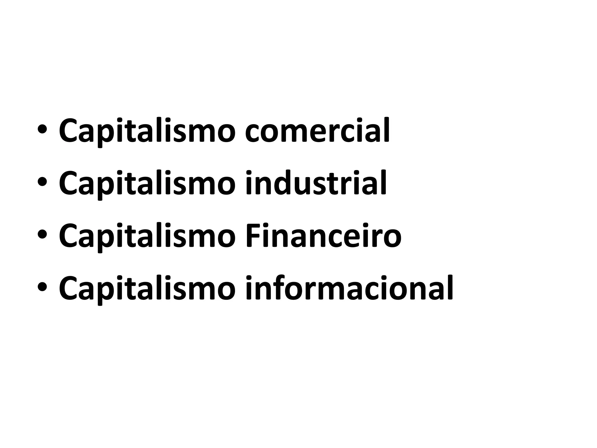O processo de desenvolvimento do capitalismo | PPT | Download Gratuito
