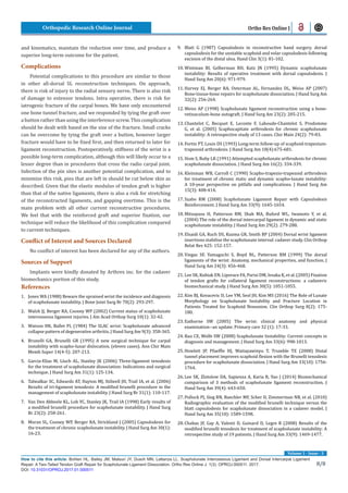 Crimson Publishers-Scapholunate Interosseous Ligament and Dorsal ...