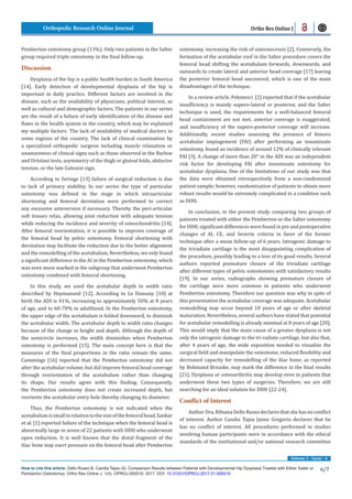 Comparison Results between Patients with Developmental Hip Dysplasia ...