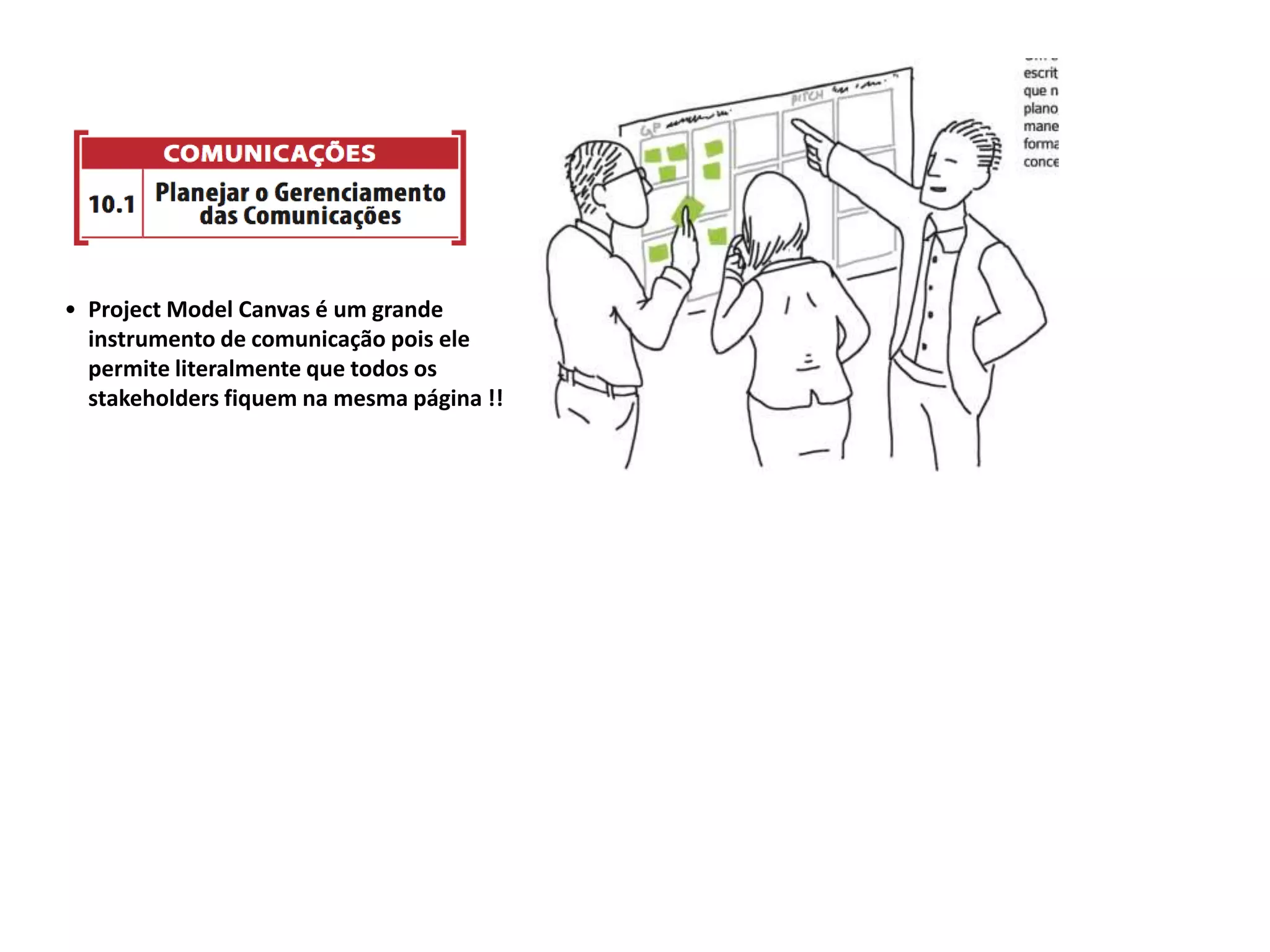 O project model canvas e o guia pmbok | PPTX