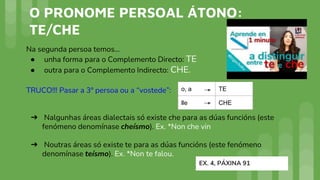 O pronome persoal | PPTX
