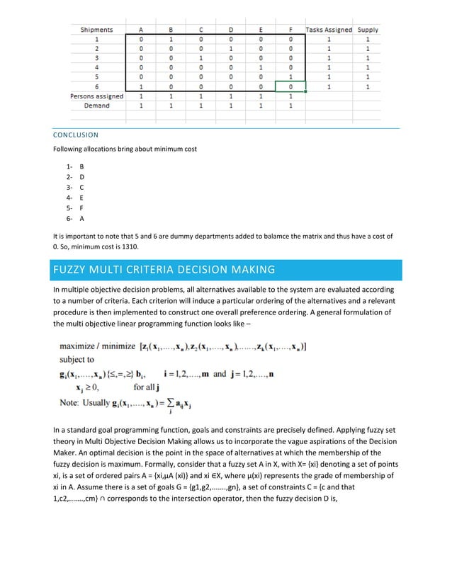 Operations Research Project | PDF | Computing | Technology & Computing