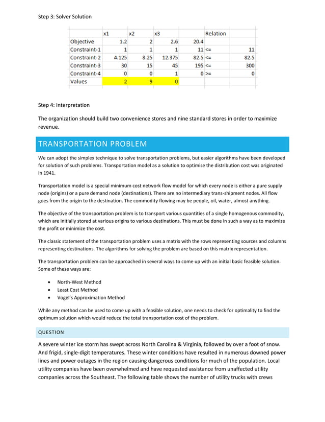 Operations Research Project | PDF | Computing | Technology & Computing