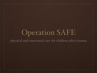 Op Safe Presentation | PDF