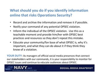 OPSEC snapshot | PPT