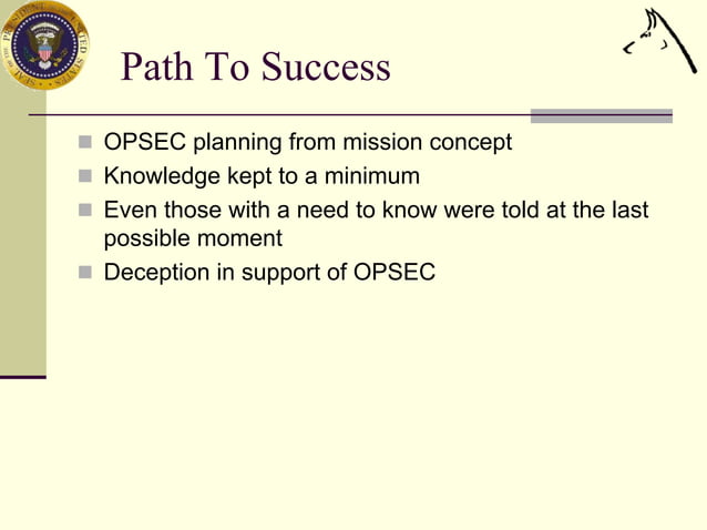 OPSEC Case Study - Bush In Iraq | PDF