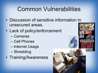 OPSEC Vulnerabilities And Indicators | PPT