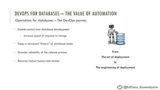 Operations for databases – The DevOps journey | PPT