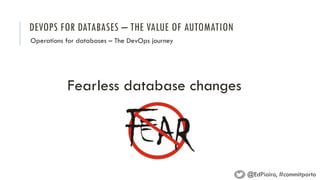 Operations for databases – The DevOps journey | PPT