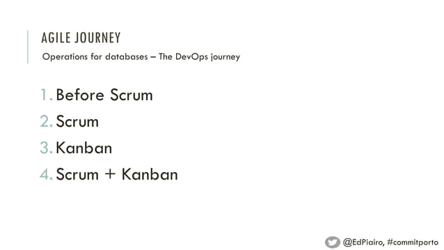 Operations for databases – The DevOps journey | PPT | Free Download