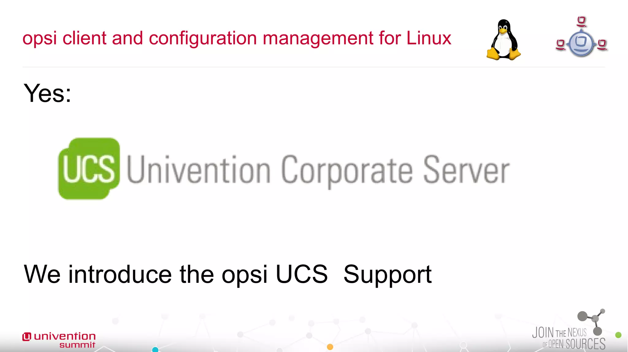 Automated Installation and Configuration of UCS with opsi | PPT