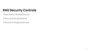 Ensuring Secure and Permission-Aware RAG Deployments | PPT