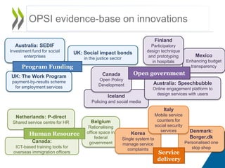 OECD GOV Observatory for Public Sector Innovation | PPT