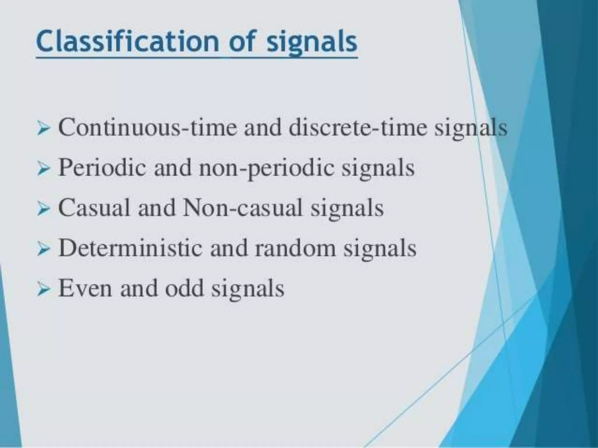 FUNDAMENTALS OF SIGNALS & SYSTEMS | PPTX