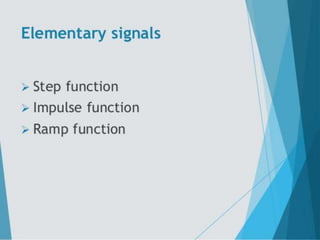 FUNDAMENTALS OF SIGNALS & SYSTEMS | PPT