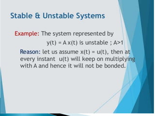 FUNDAMENTALS OF SIGNALS & SYSTEMS | PPTX