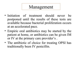 OPSI Splenectomy by Dr. Aryan | PPT