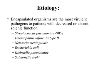 OPSI Splenectomy by Dr. Aryan | PPT