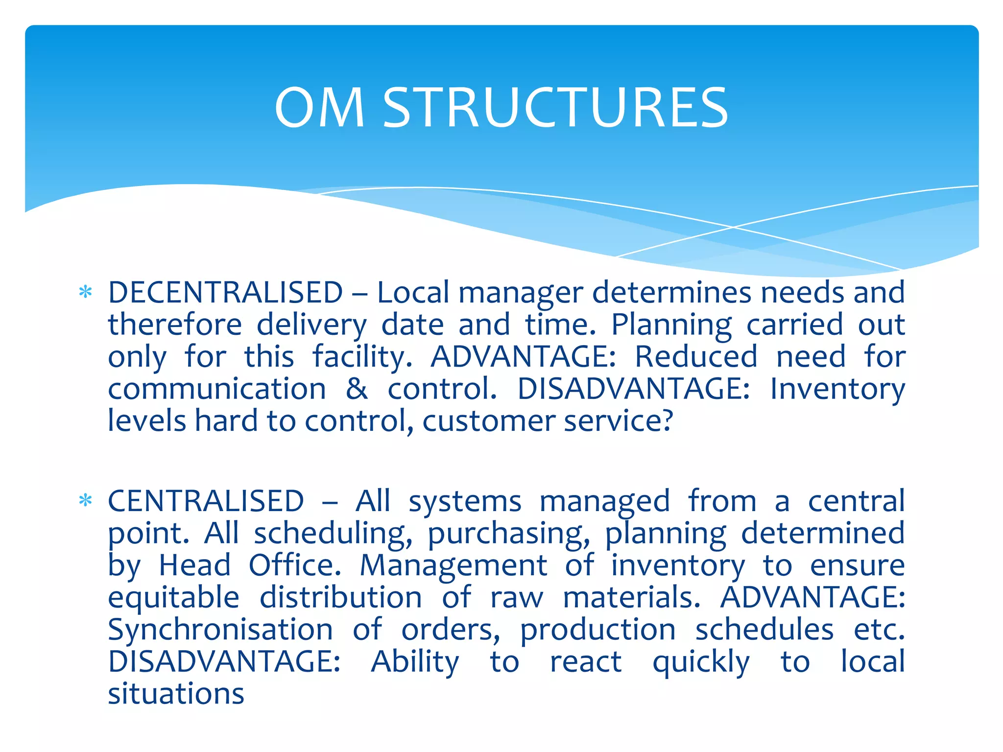 Ops management lecture 1 introduction | PPTX