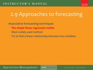 Ops management lecture 2 forecasting | PPT