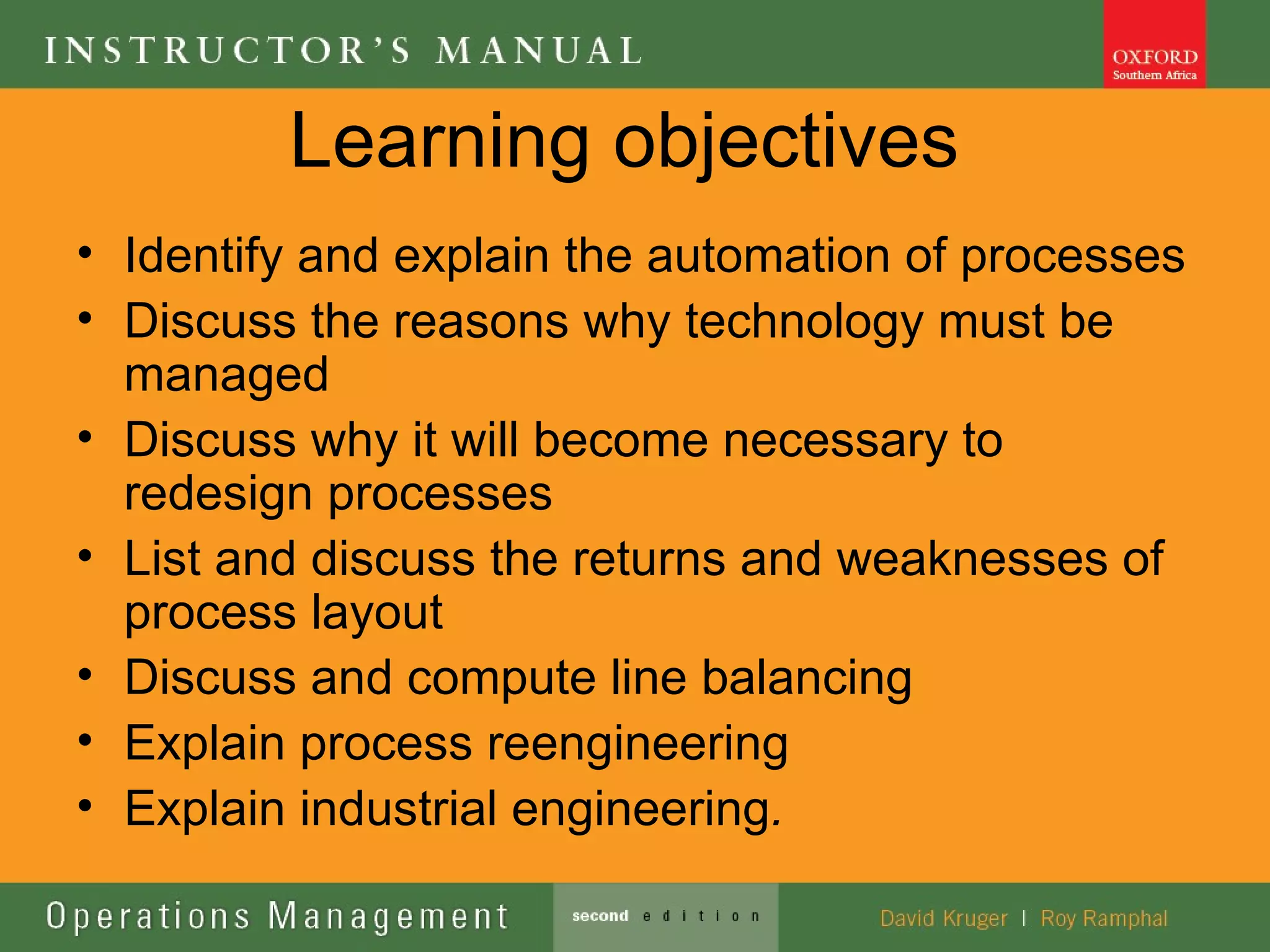 Ops management lecture 4 process design & strategy | PPT