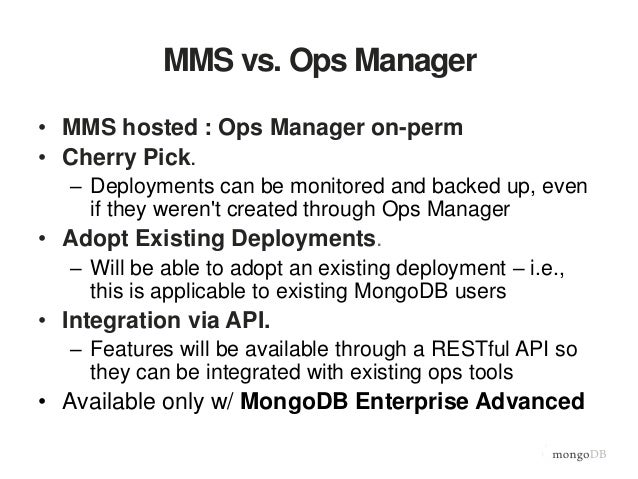 Mongodb Ops Manager