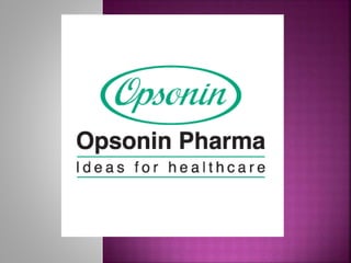 Opsonin pharma | PPT