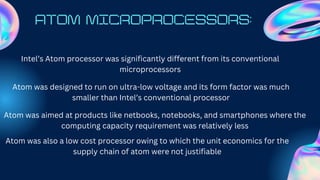 Intel Atom: The Supply Chain Challenge .pptx