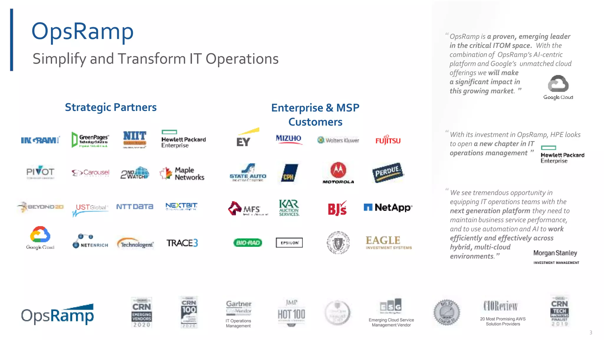 OpsRamp Fall Release November 2020 | PPT