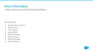 Argus Production Monitoring at Salesforce | PDF