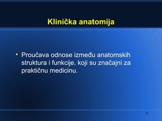 Opsta anatomija uvod | PPT