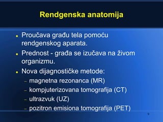 Opsta anatomija uvod | PPT