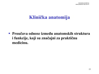 Opsta anatomija uvod | PPT