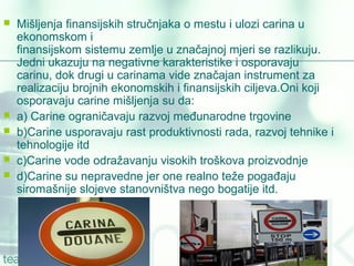 Opsti carinski pojmovi | PPT