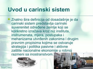 Opsti carinski pojmovi | PPT